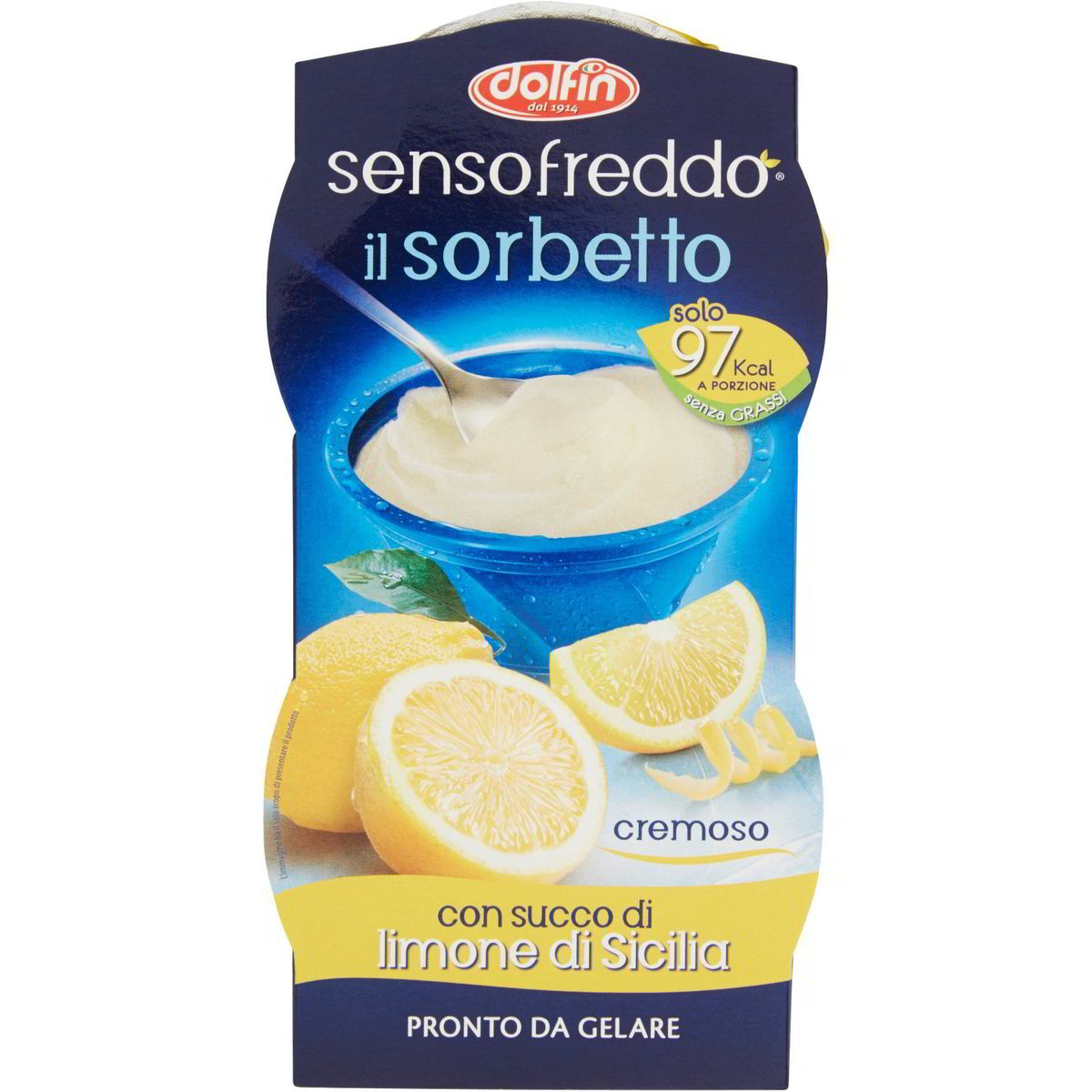 Sorbetto con succo di limone di sicilia DOLFIN 2 X 100 ML - Coop Shop