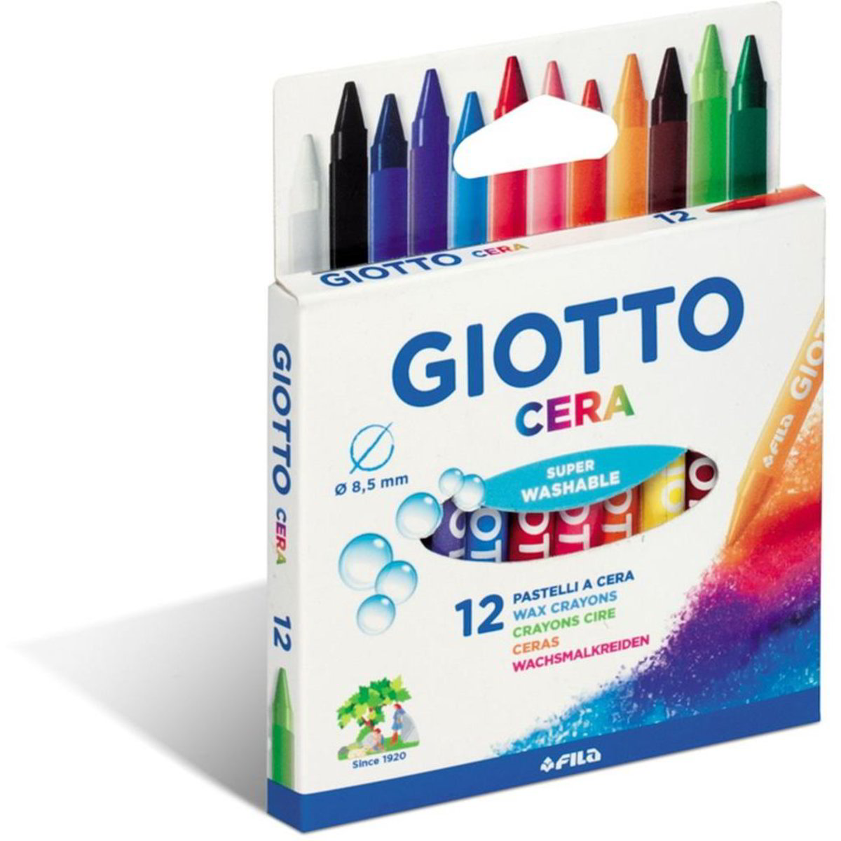 Pastelli in cera fila per colorare x12 GIOTTO 1 PZ - Coop Shop