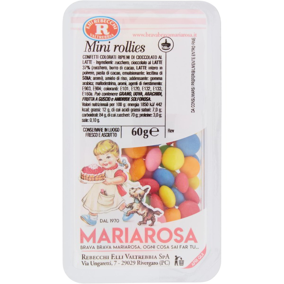 Decorazioni mini rollies REBECCHI 60 G - Coop Shop