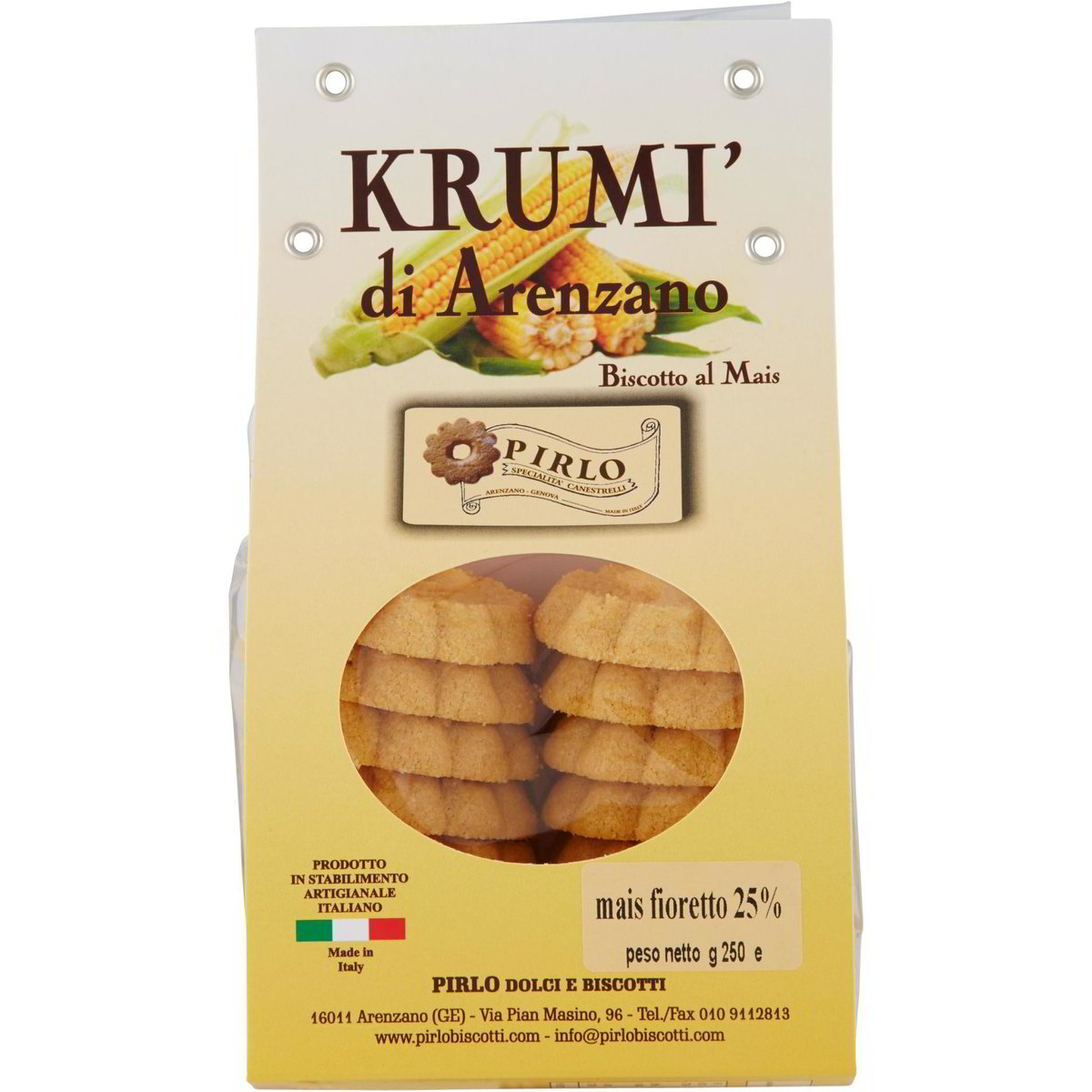 Pasticcini krumì di arenzano al mais PIRLO 250 G - Coop Shop