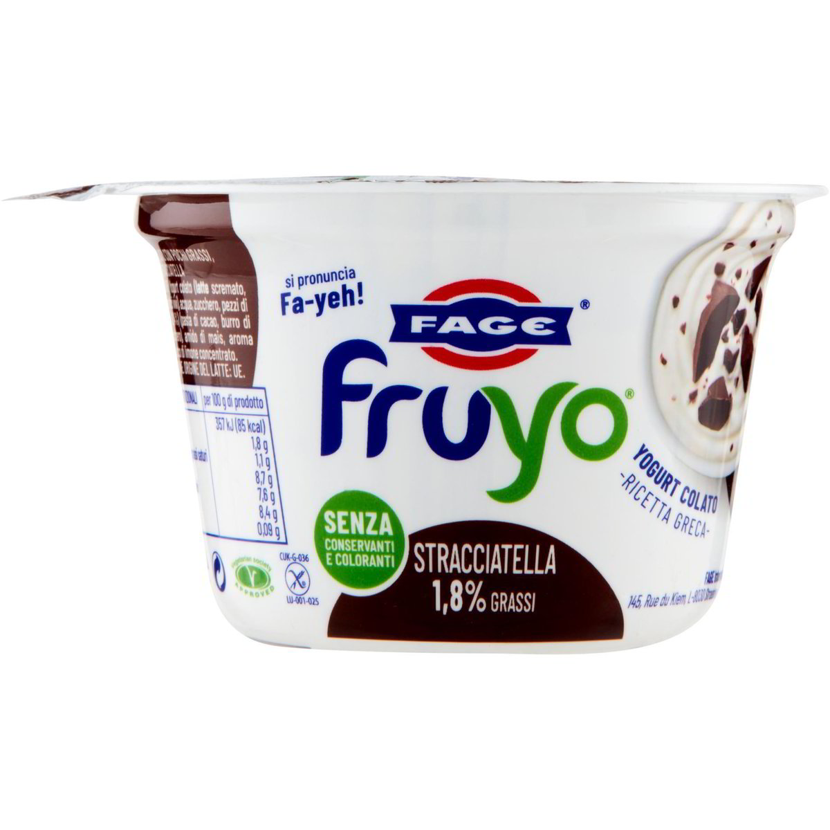 Yogurt greco fruyo 1,8% grassi stracciatella FAGE 170 G - Coop Shop