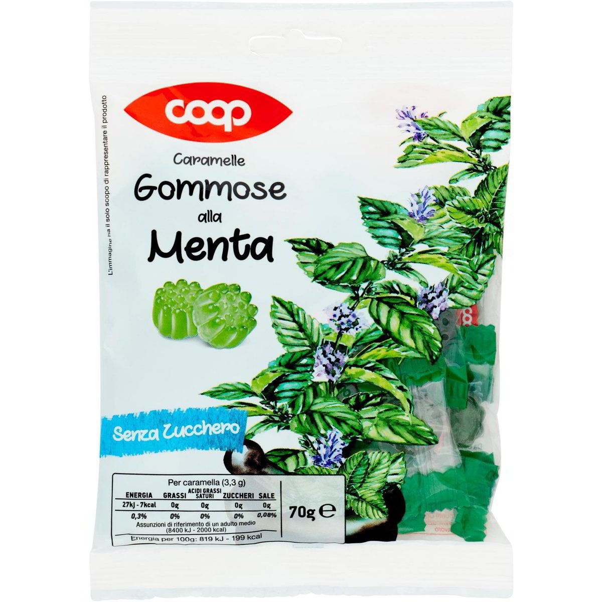 Caramelle gommose alla menta COOP 70 G - Coop Shop
