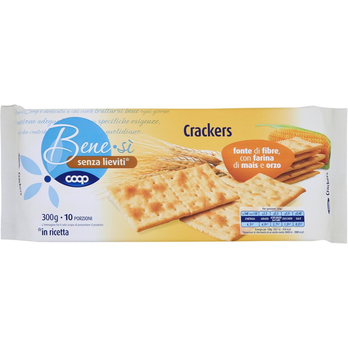 Crackers COOP - BENE SI' 10 X 30 G - Coop Shop