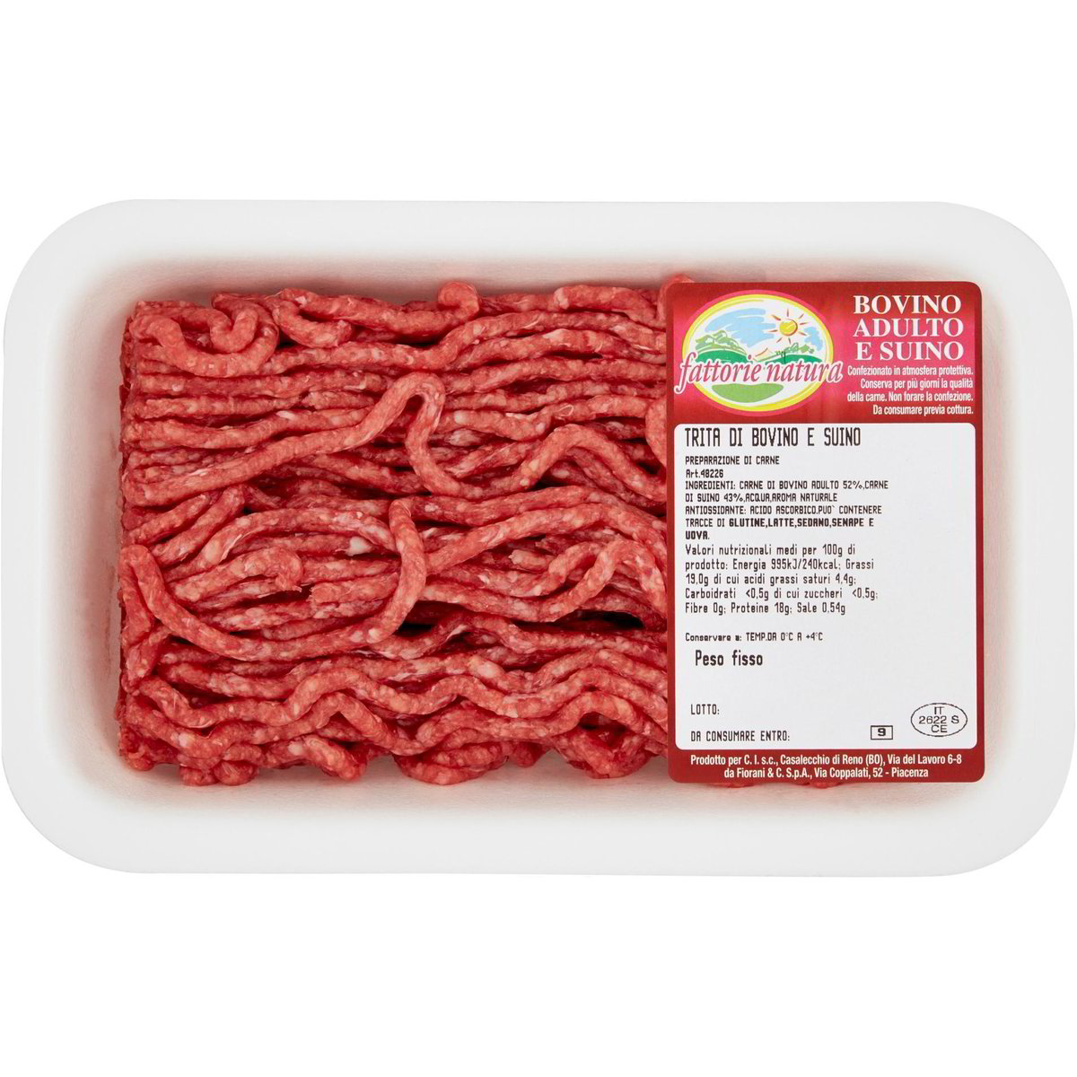 Bovino e suino misto macinato FATTORIE NATURA 400 G - Coop Shop