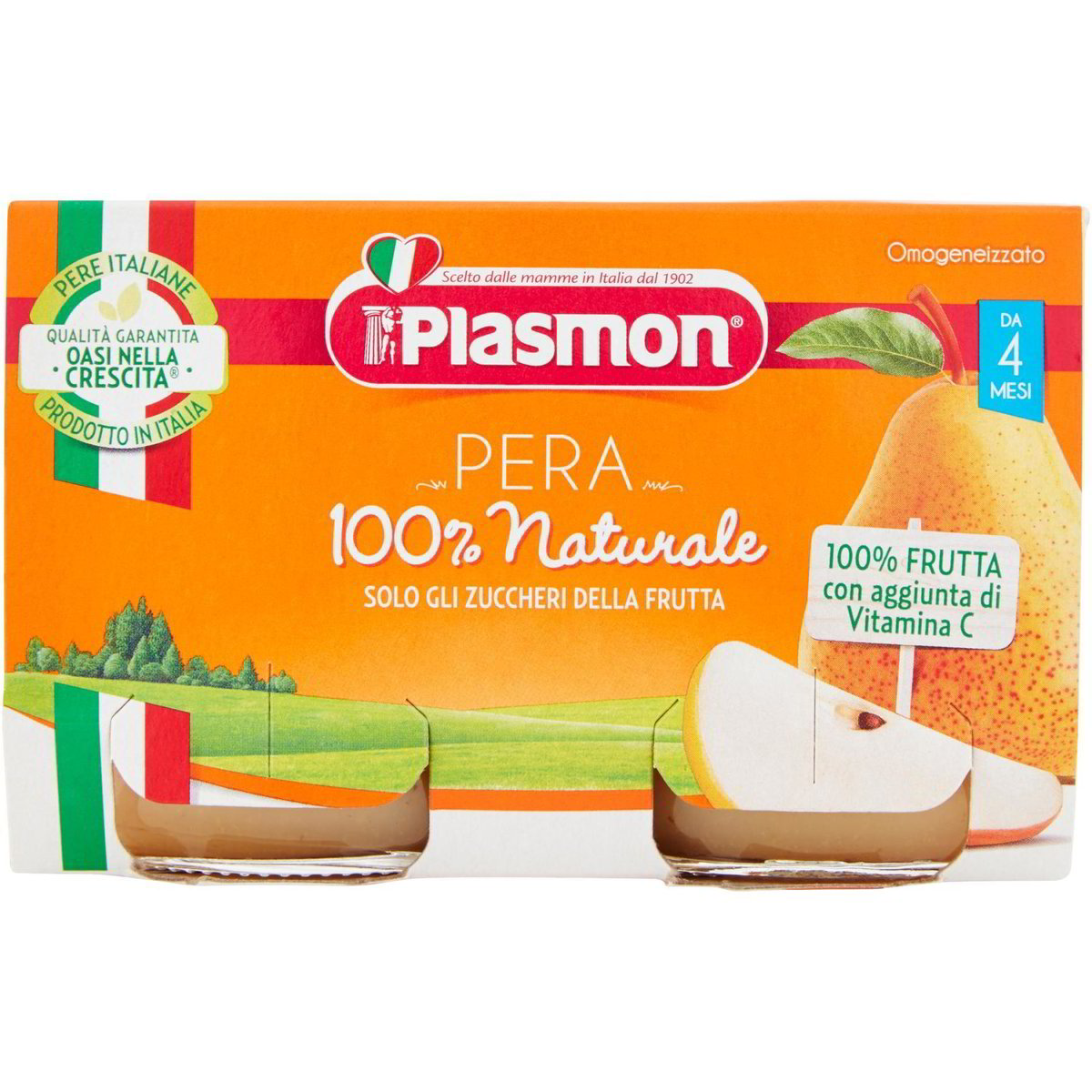 Omogeneizzato pera PLASMON 2 X 104 G - Coop Shop