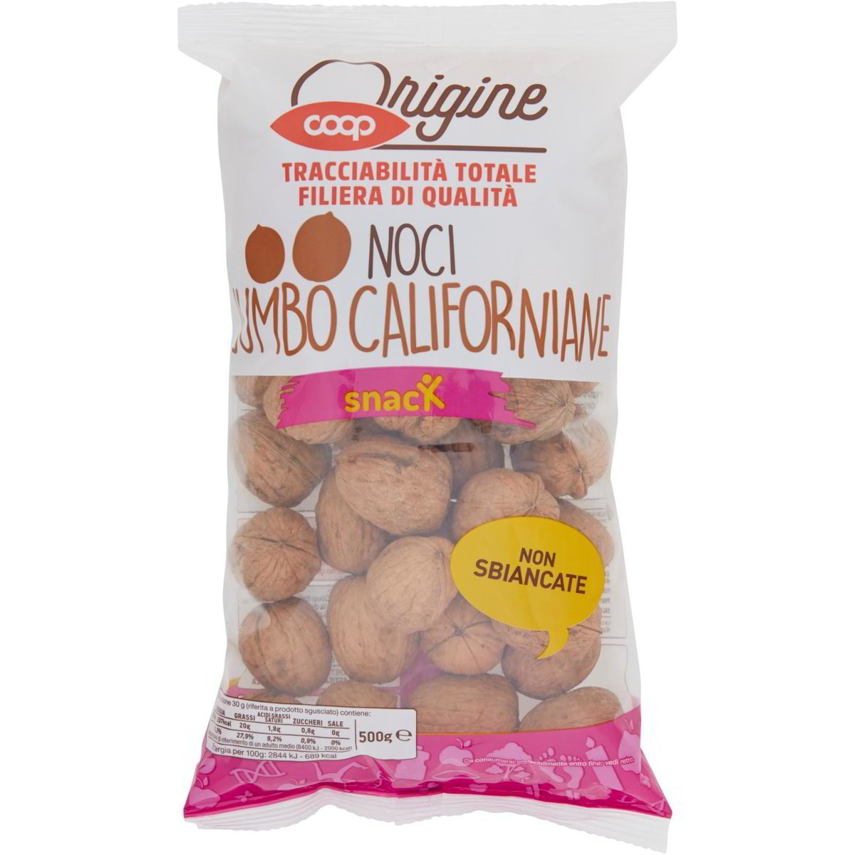 Noci jumbo californiane COOP - ORIGINE 500 G - Coop Shop