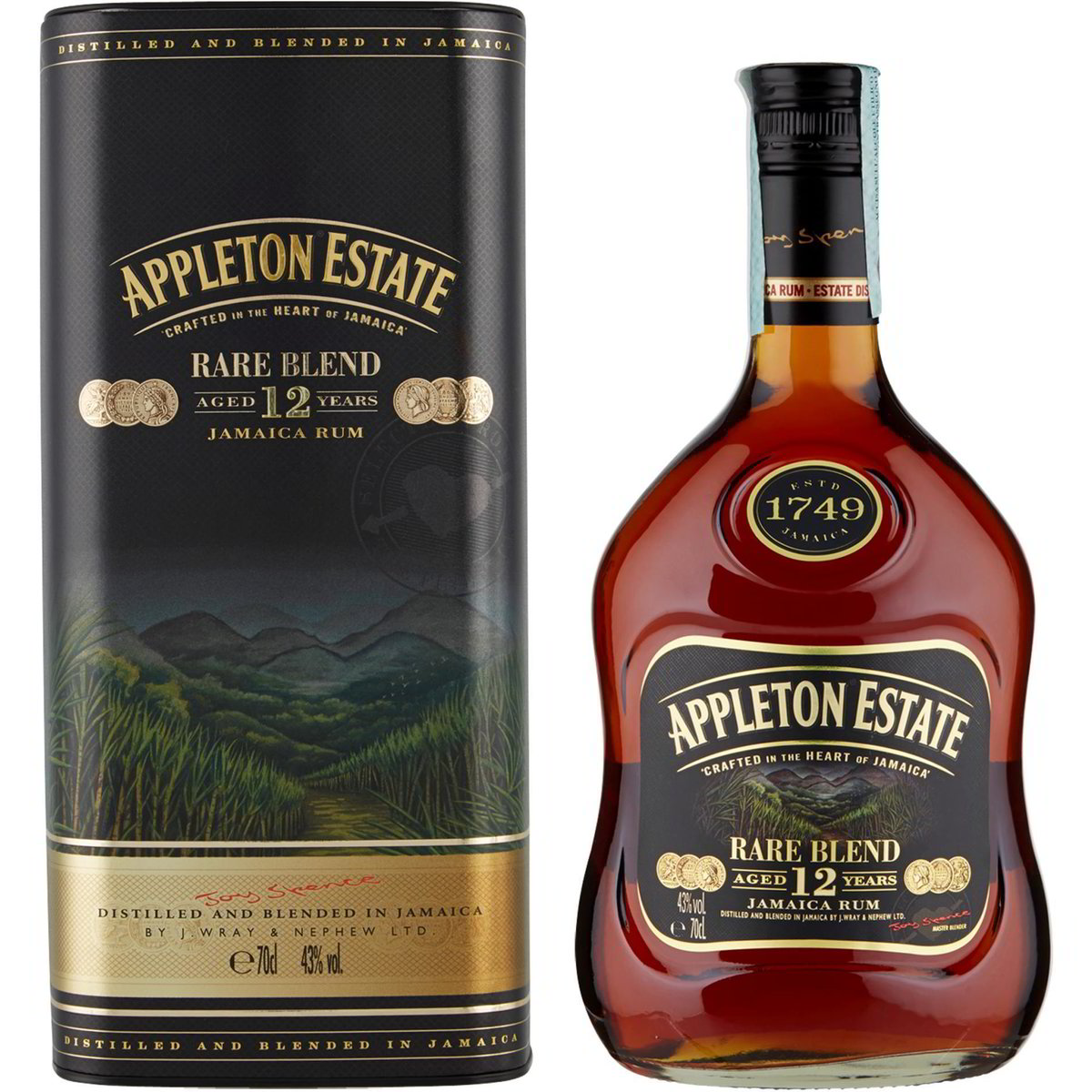 Rum bruno rare blend jamaica aged 12 years APPLETON ESTATE 700 ML ...