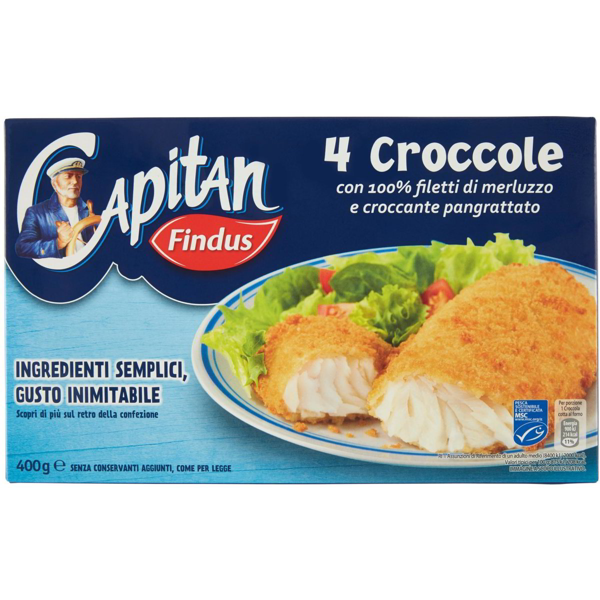 Merluzzo croccole classiche CAPITAN FINDUS 400 G - Coop Shop