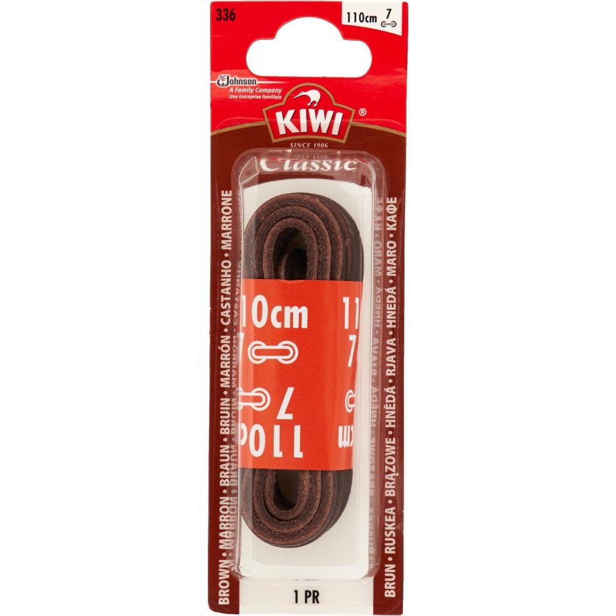 Stringhe tonde 110 cm marrone KIWI 1 PZ - Coop Shop