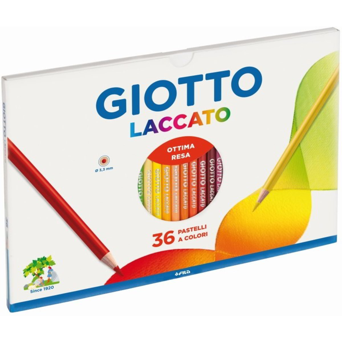 Astuccio con 36 pastelli laccato GIOTTO 1 PZ - Coop Shop