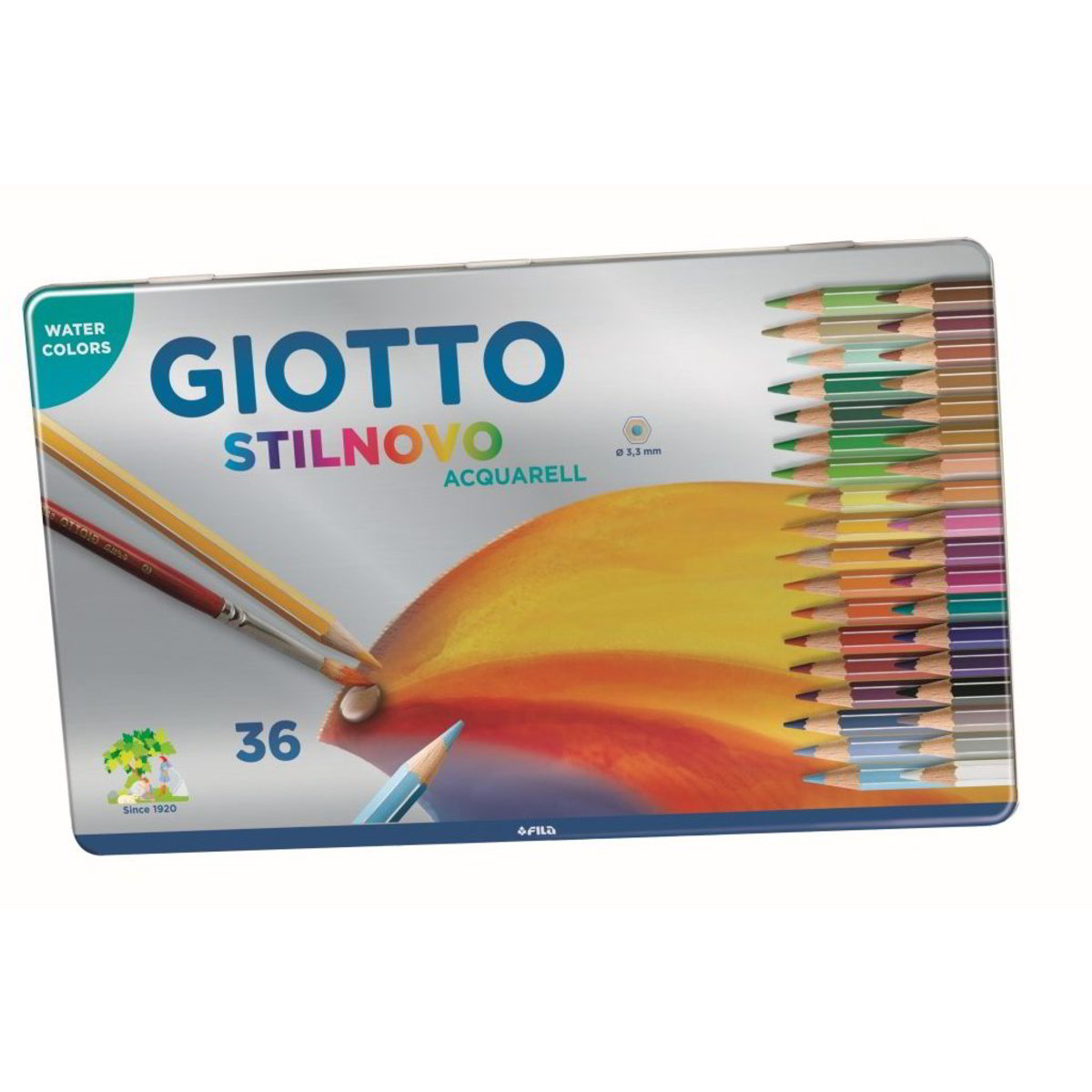 Pastelli stilnovo colorati acquarello x36 GIOTTO 1 PZ - Coop Shop