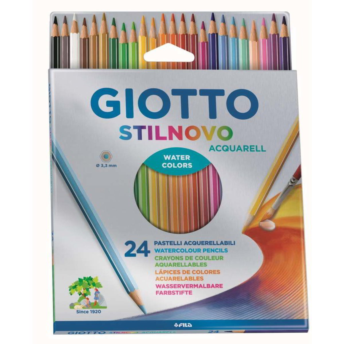 Pastelli colorati acquarello x24 GIOTTO 1 PZ - Coop Shop