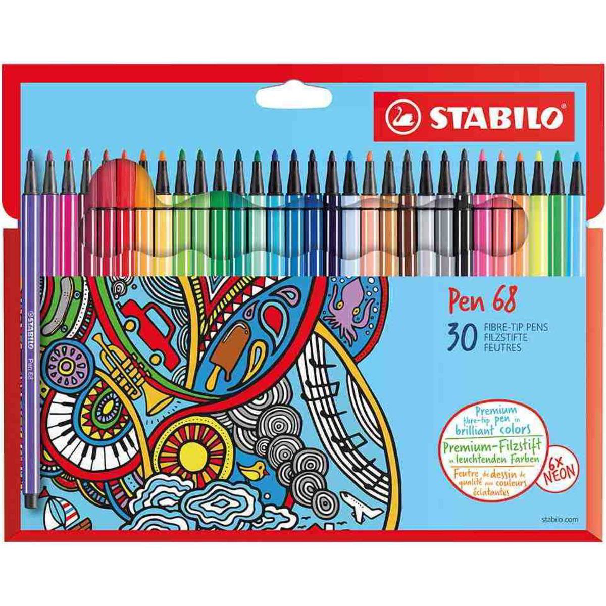 Pennarelli colorati pen68 x30 STABILO 1 PZ - Coop Shop
