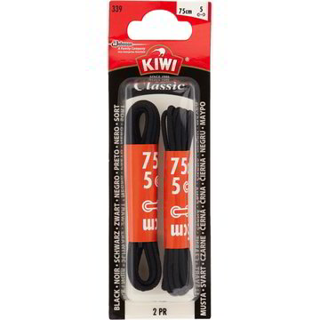 Stringhe cerato 75 cm nero x2 KIWI 1 PZ - Coop Shop