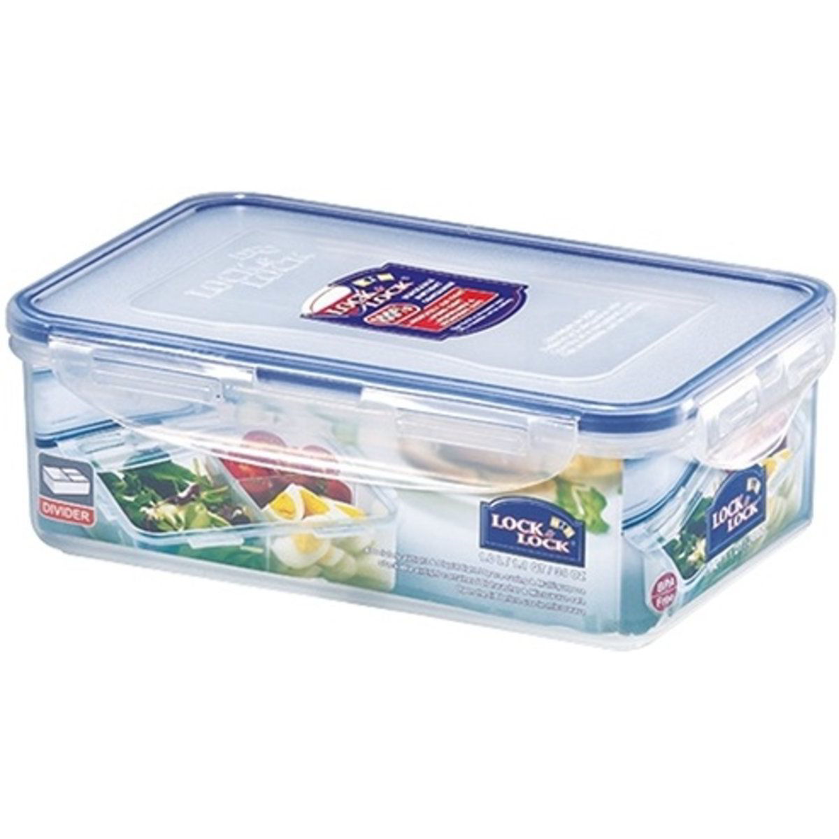 Contenitore rettangolare con divisori 1000ml GHIDINI 1 PZ - Coop Shop