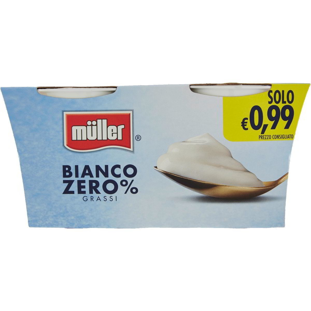Yogurt magro bianco zero% grassi MULLER 2 X 125 G - Coop Shop