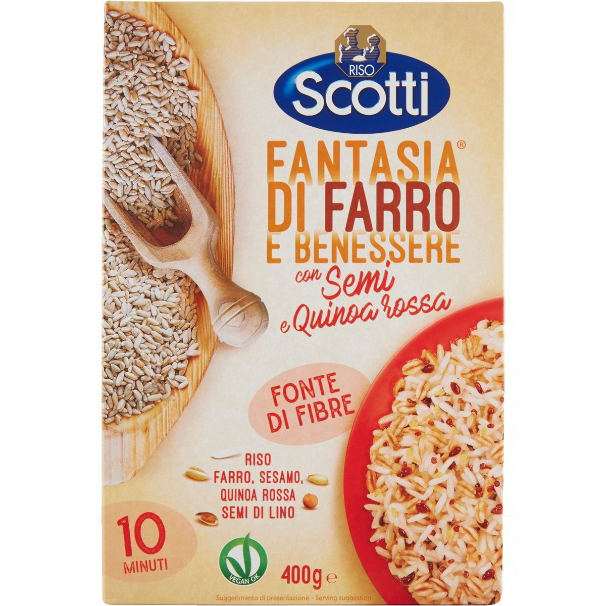 Riso con farro/semi/quinoa rossa RISO SCOTTI 400 G - Coop Shop