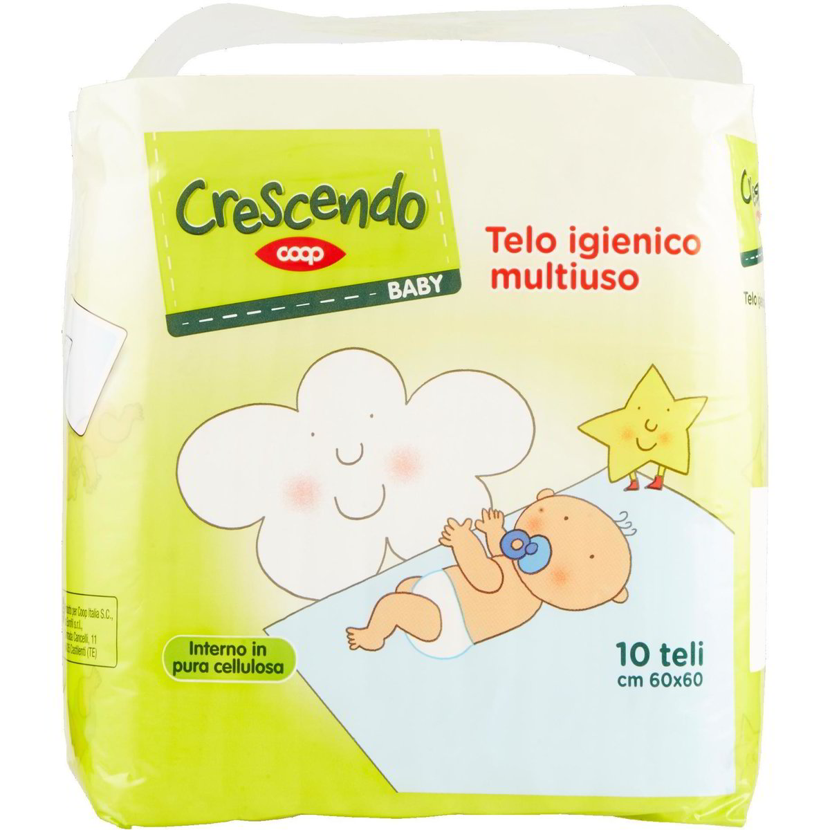 Telo igienico multiuso cm 60x60 baby x10 COOP - CRESCENDO 1 PZ - Coop Shop