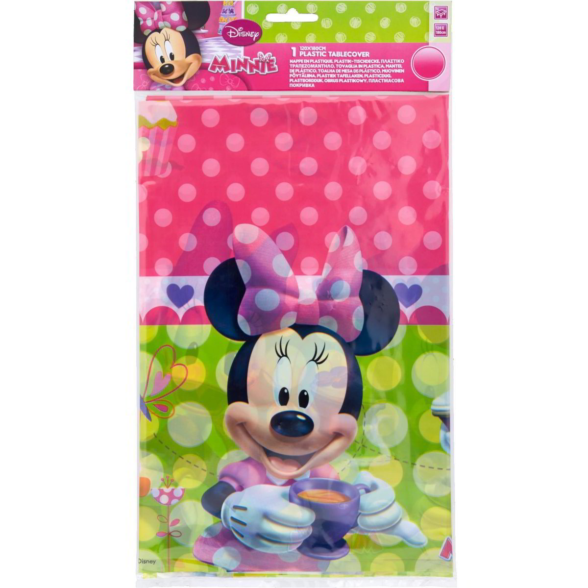 Tovaglia in plastica disney minnie cm 120 x 180 DECORATA PARTY 1 PZ ...