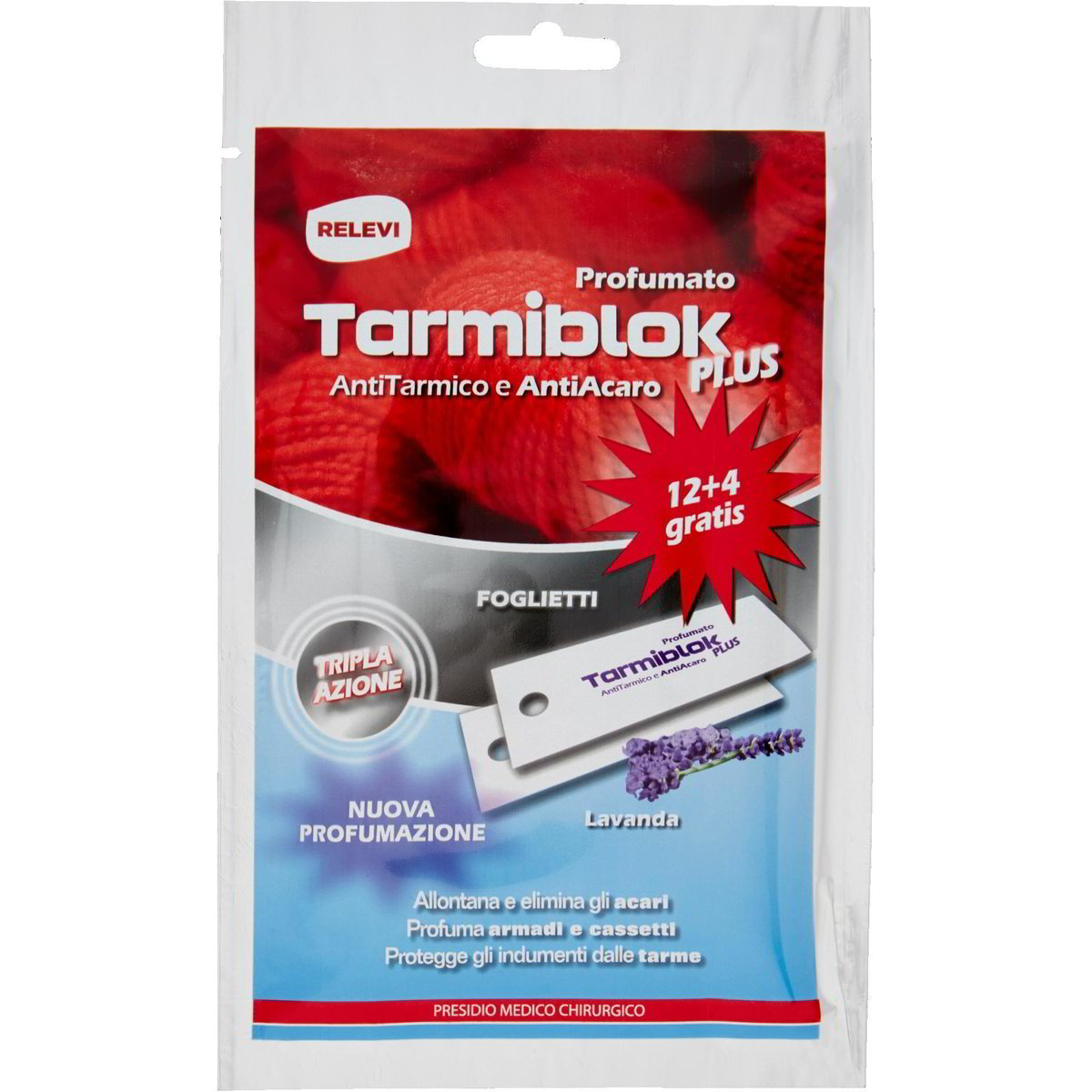 Antitarme relevi plus alla lavanda x16 foglietti TARMIBLOK 1 PZ - Coop Shop
