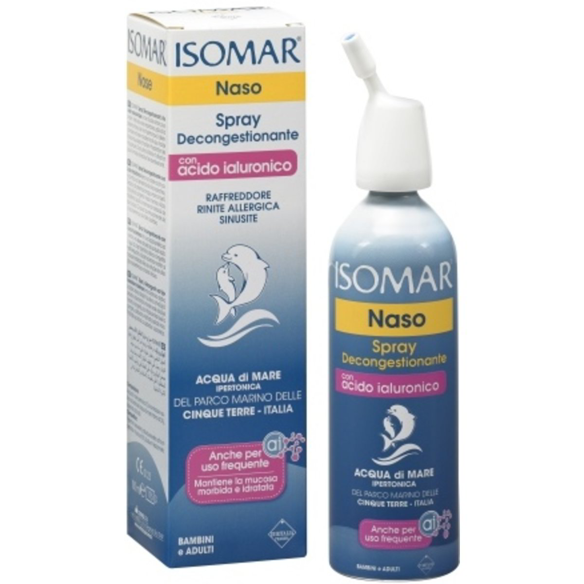 Spray nasale decongelante con acido ialuronico ISOMAR 100 ML - Coop Shop