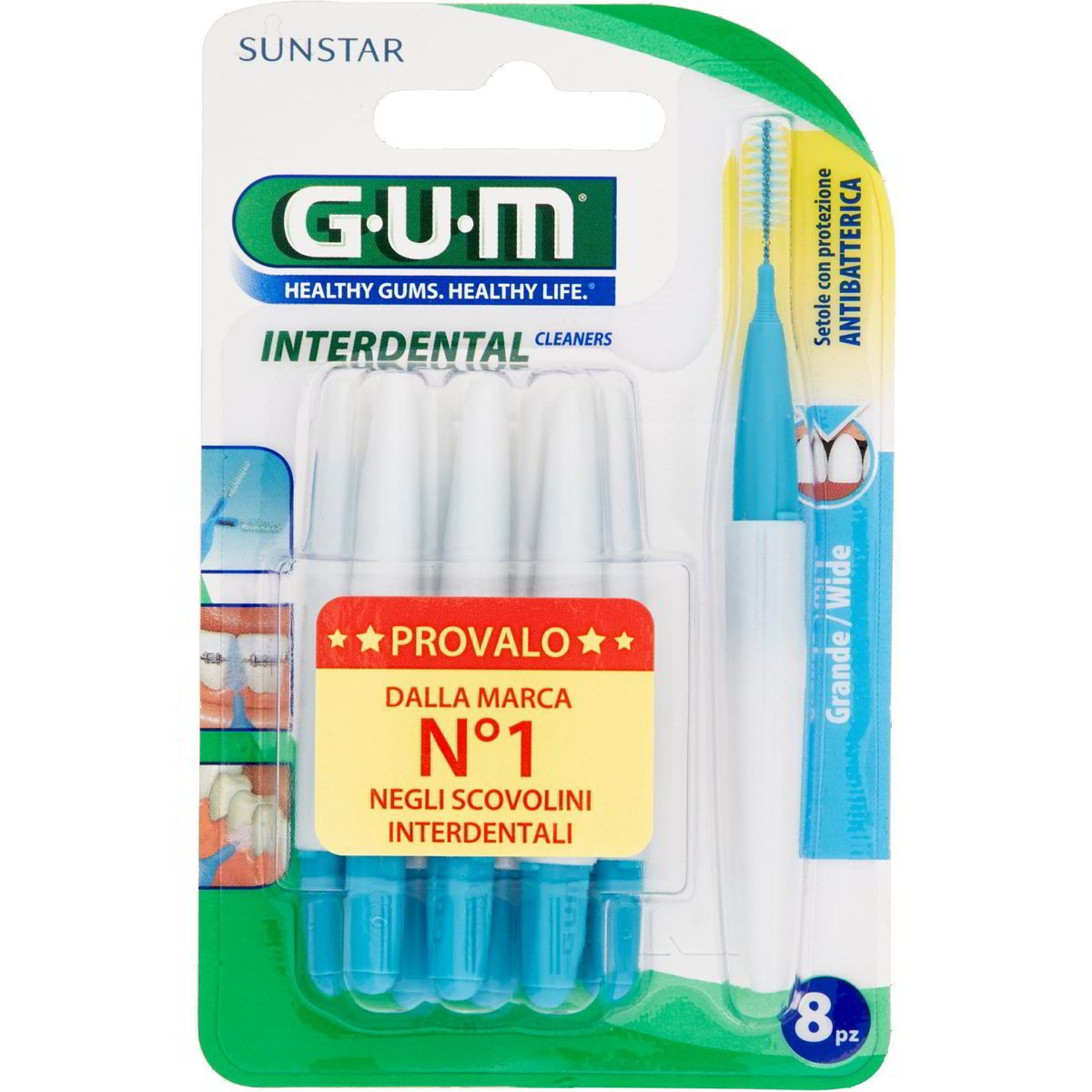 Scovolini interdentali cleaners grande x8 GUM 1 PZ - Coop Shop