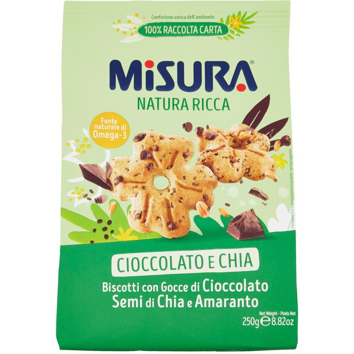 Frollini con gocce cioccolato/semi chia/amaranto MISURA 250 G - Coop Shop