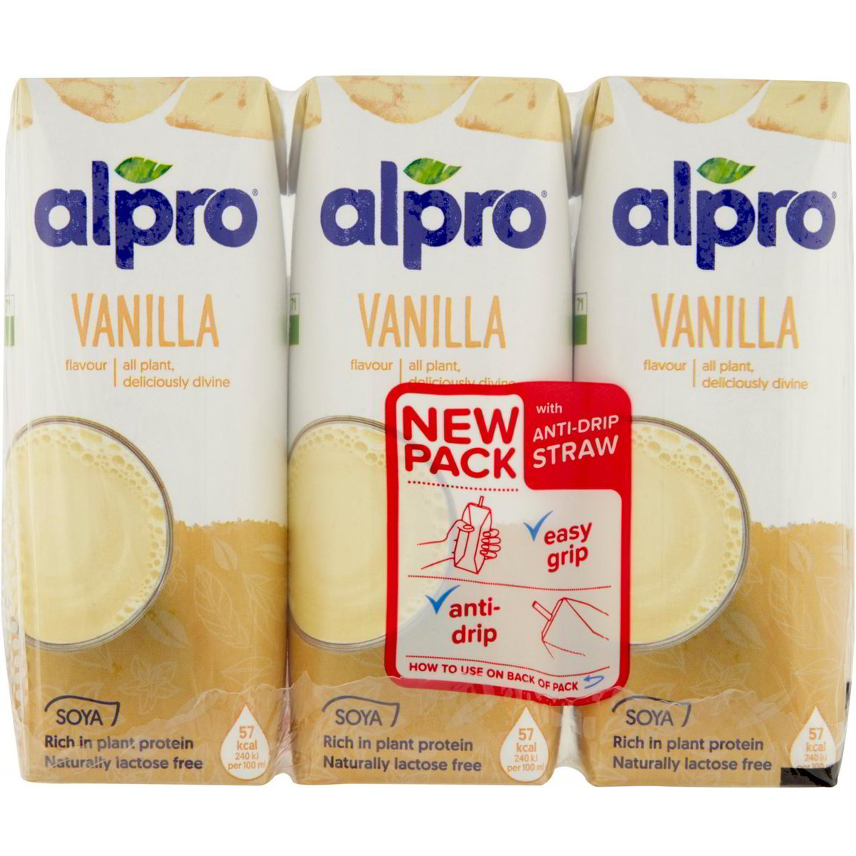 Bevanda di soia minidrink alla vaniglia ALPRO 3 X 250 ML - Coop Shop