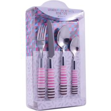 Posate servizio manicate righe rosa x24 LE COSE 1 PZ - Coop Shop