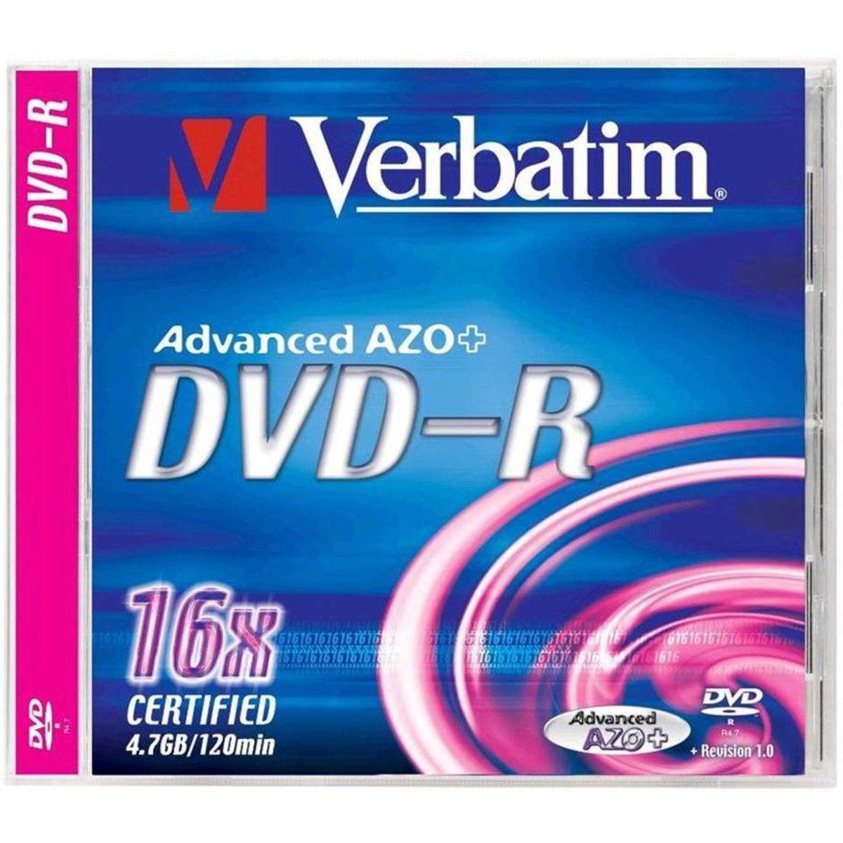 Dvd+r azo 4,7gb 120min 16Xspeed VERBATIM 1 PZ - Coop Shop