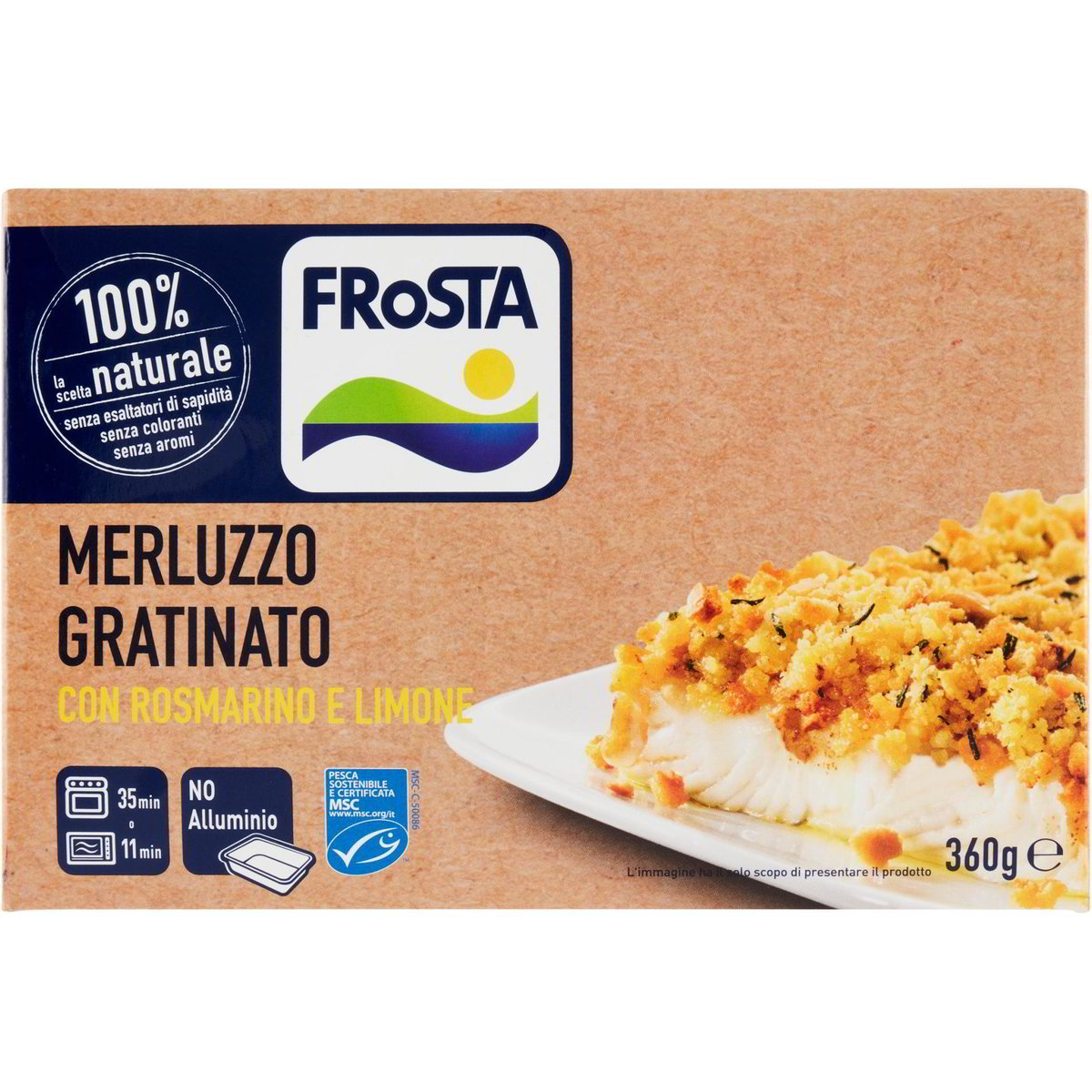 Merluzzo gratinato con rosmarino e limone FROSTA 360 G - Coop Shop