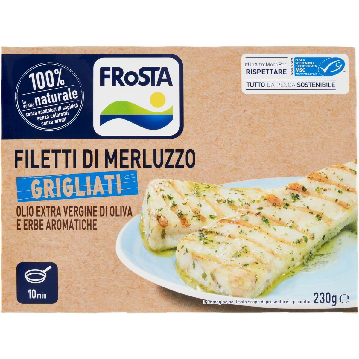 Merluzzo filetti grigliati alle erbe aromatiche FROSTA 230 G - Coop Shop