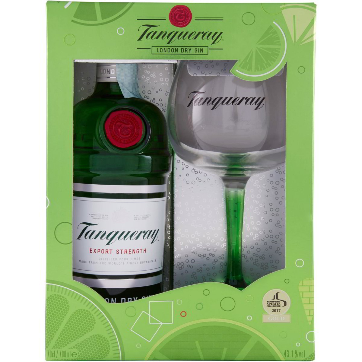 Gin + 1 bicchiere copa glass TANQUERAY 700 ML - Coop Shop
