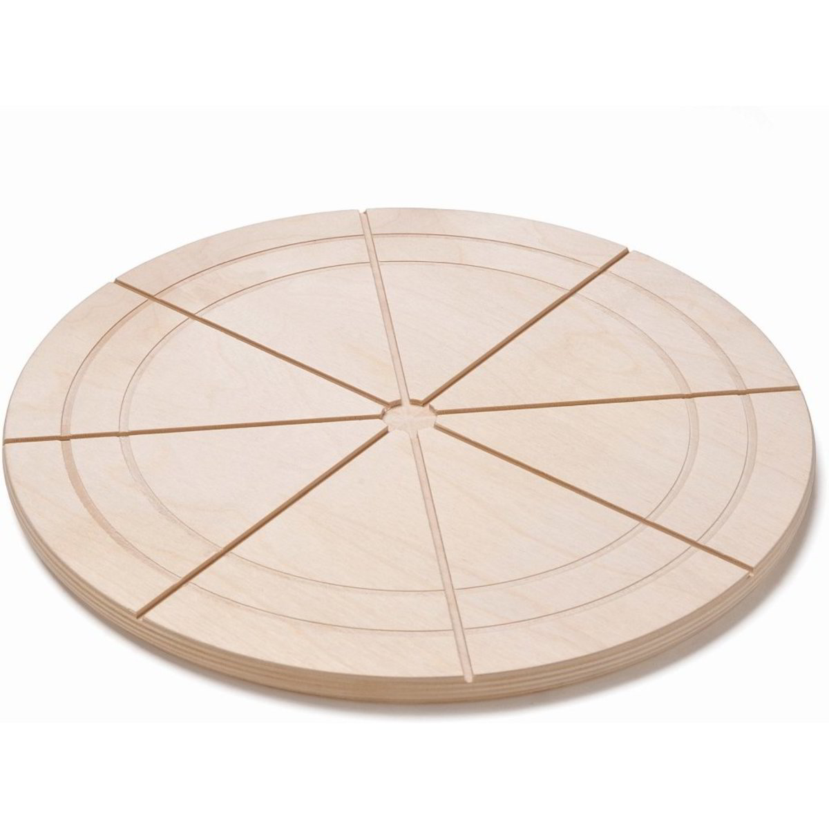 Tagliere pizza 8 porzioni 35x1,8cm legno fsc 100% LE COSE 1 PZ - Coop Shop