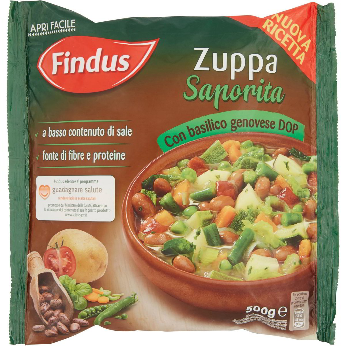 Zuppa saporita con basilico genovese dop FINDUS 500 GR - Coop Shop