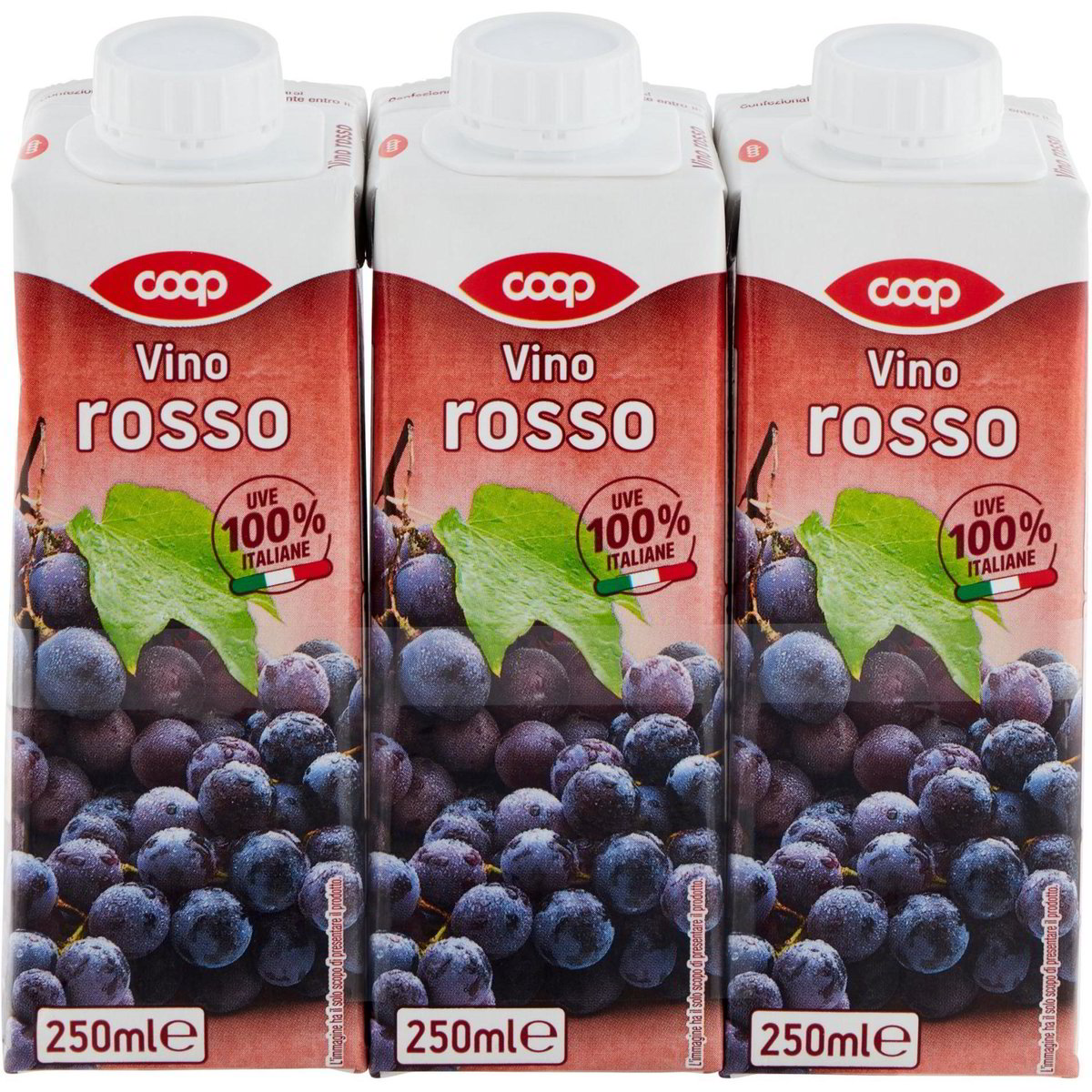 Vino rosso COOP 3 X 250 ML - Coop Shop