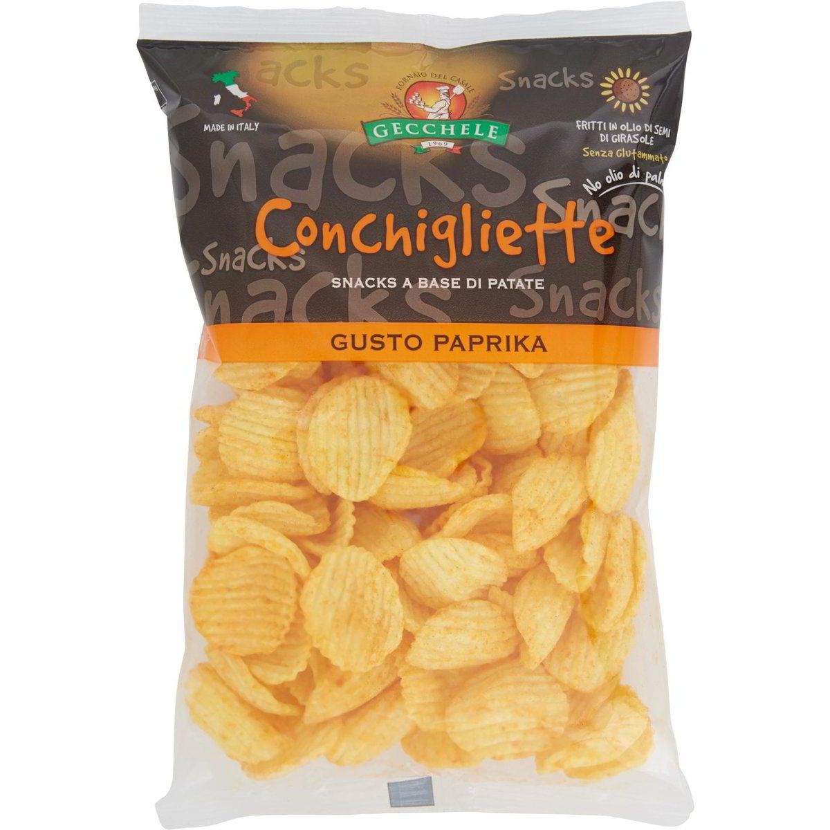 Patatine conchigliette alla paprika GECCHELE 100 G - Coop Shop