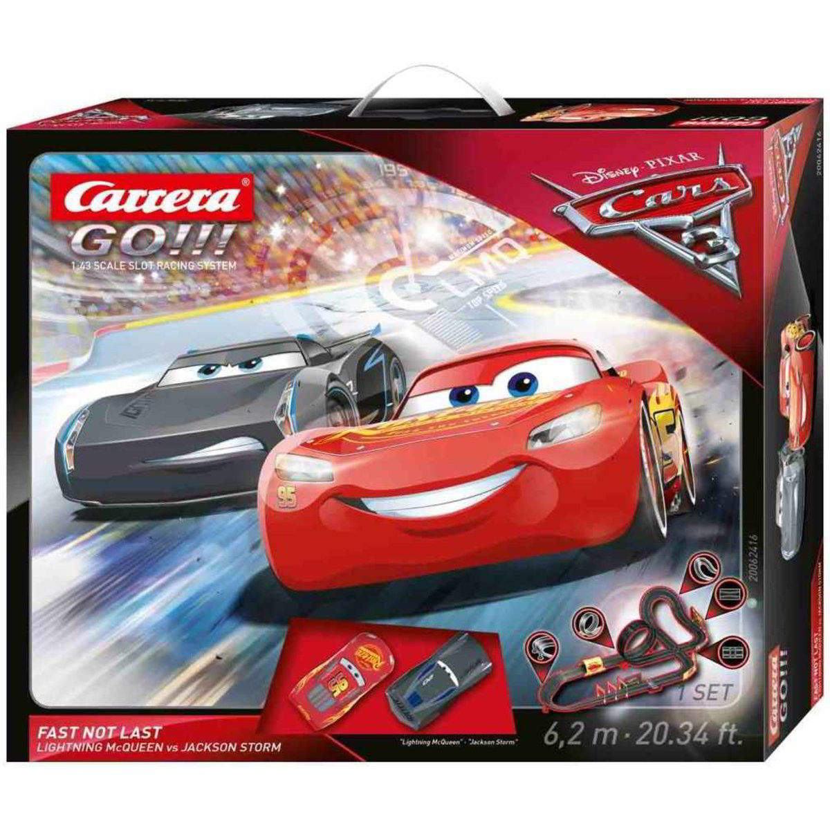 Gioco pista go fast cars 3 neon nights CARRERA 1 PZ - Coop Shop