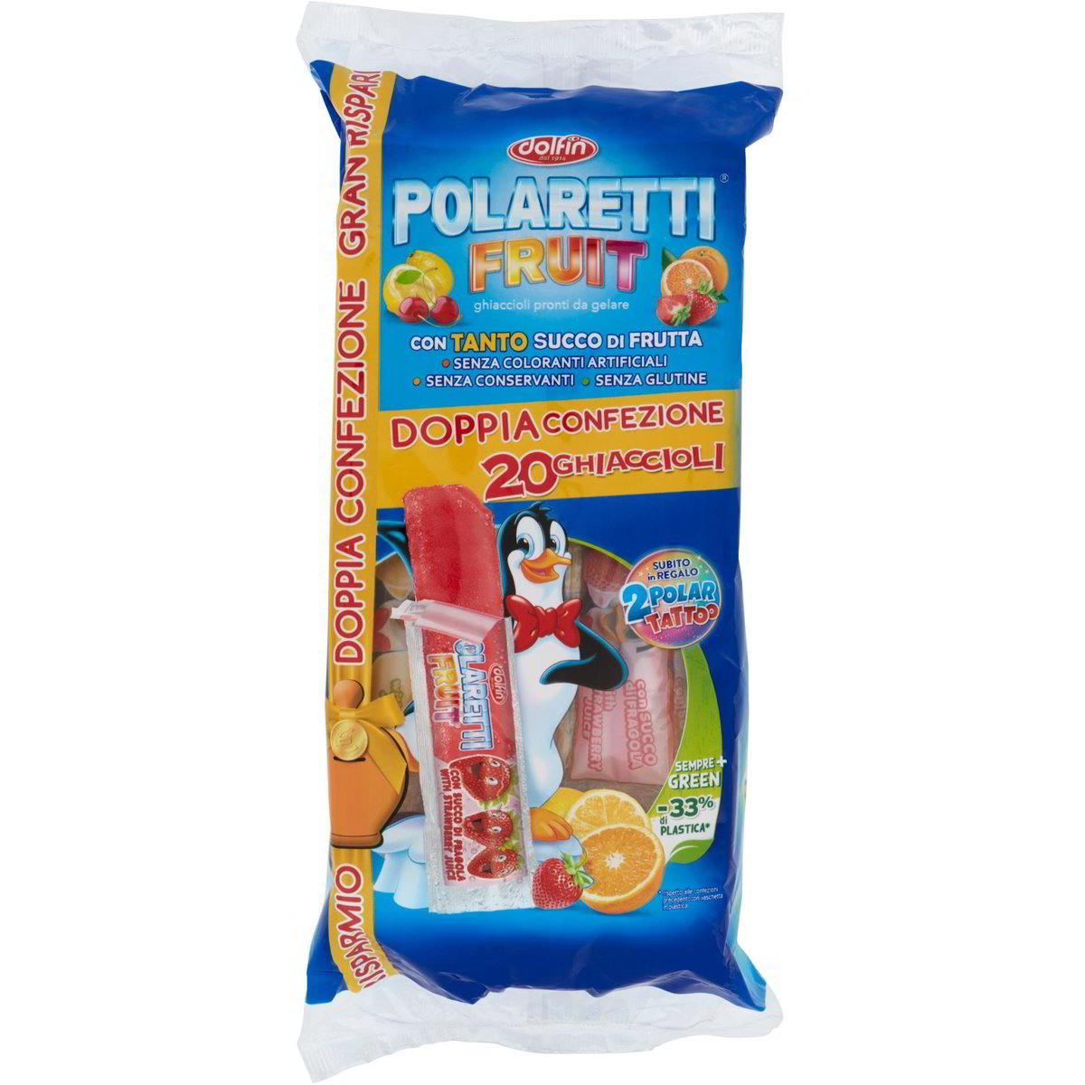 Polaretti fruit amarena/fragola/arancia/limone DOLFIN 20 X 42 ML - Coop ...