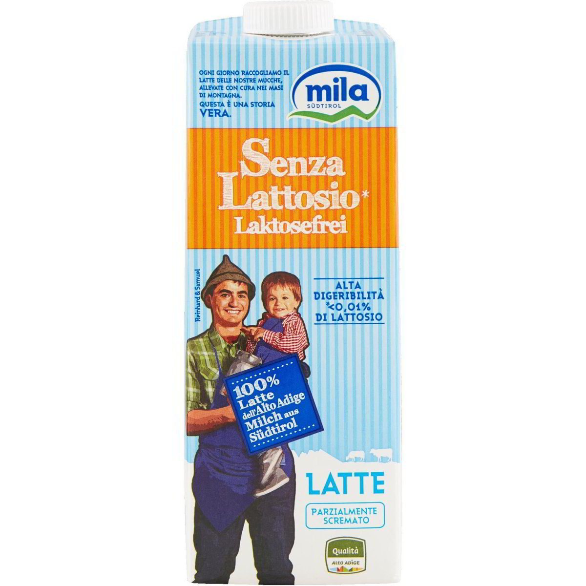 Latte uht parzialmente scremato MILA 1000 ML - Coop Shop