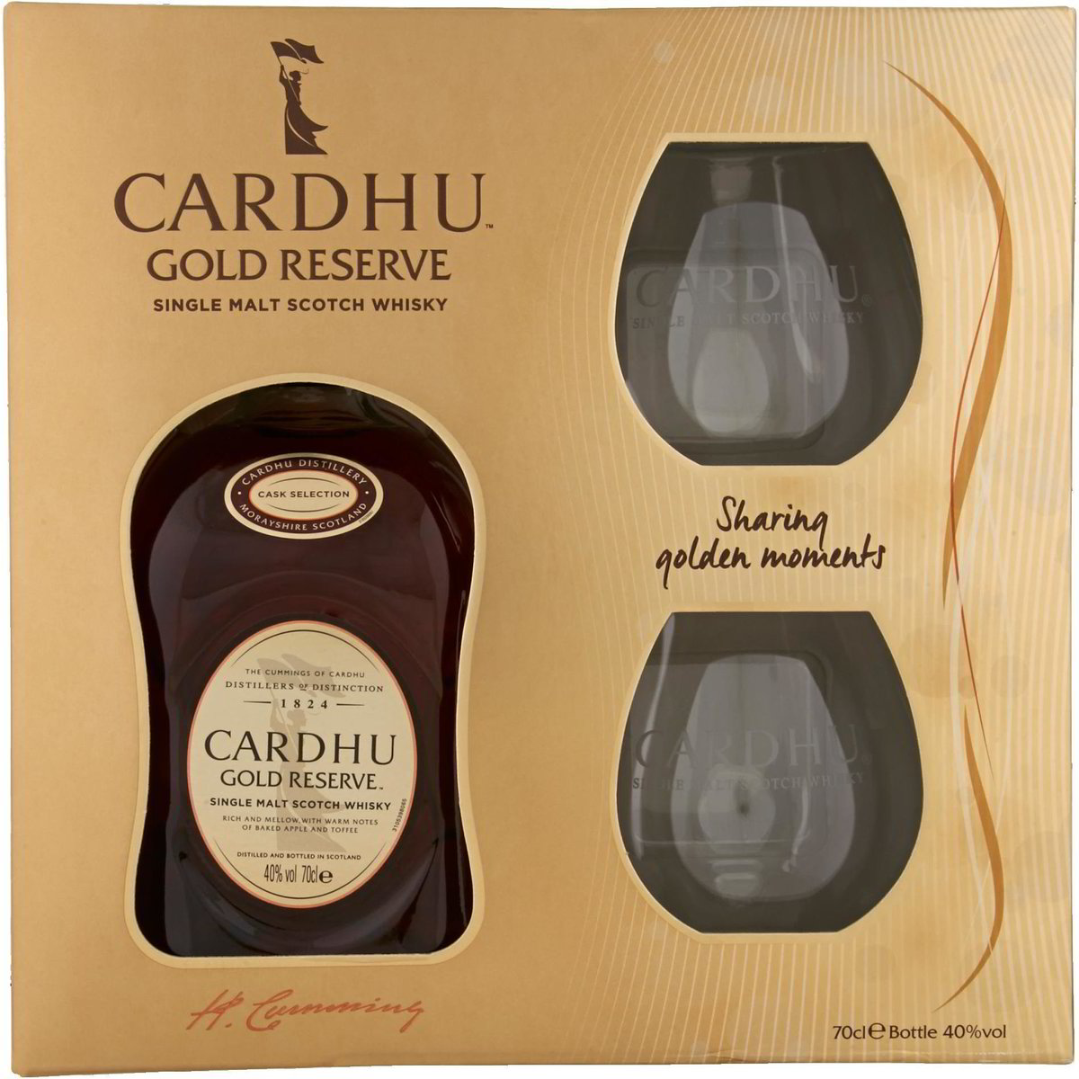 Whisky gold reserve single malt scotch confezione CARDHU 700 ML - Coop Shop