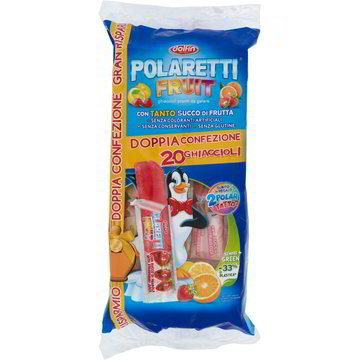 Polaretti fruit amarena/fragola/arancia/limone DOLFIN 20 X 42 ML - Coop ...