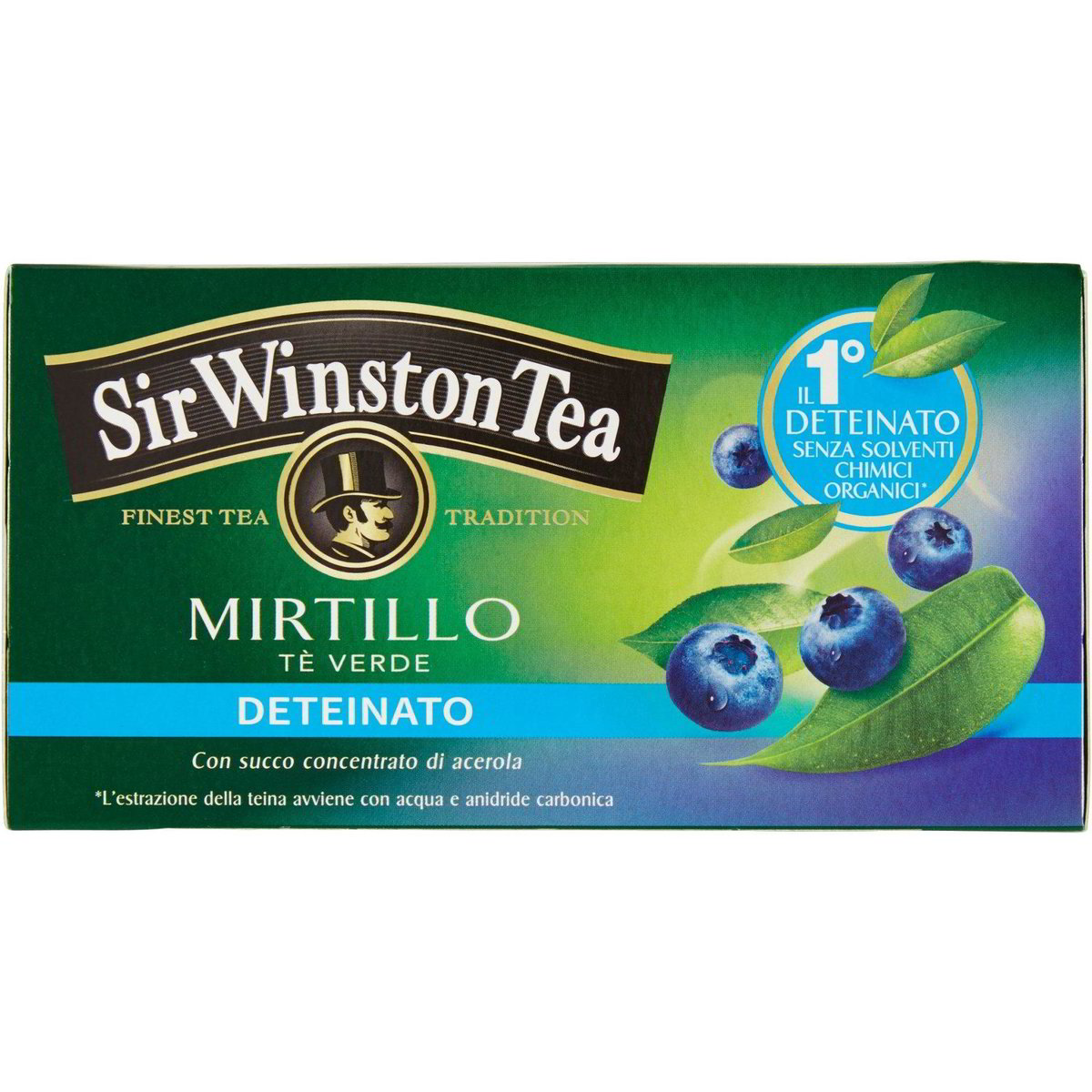 Tè verde deteinato al mirtillo x20 SIR WINSTON 35 G - Coop Shop
