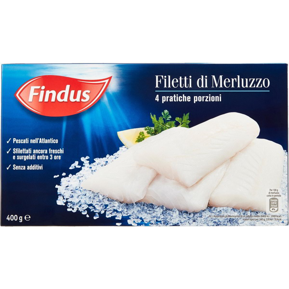 Merluzzo filetti FINDUS 400 GR - Coop Shop