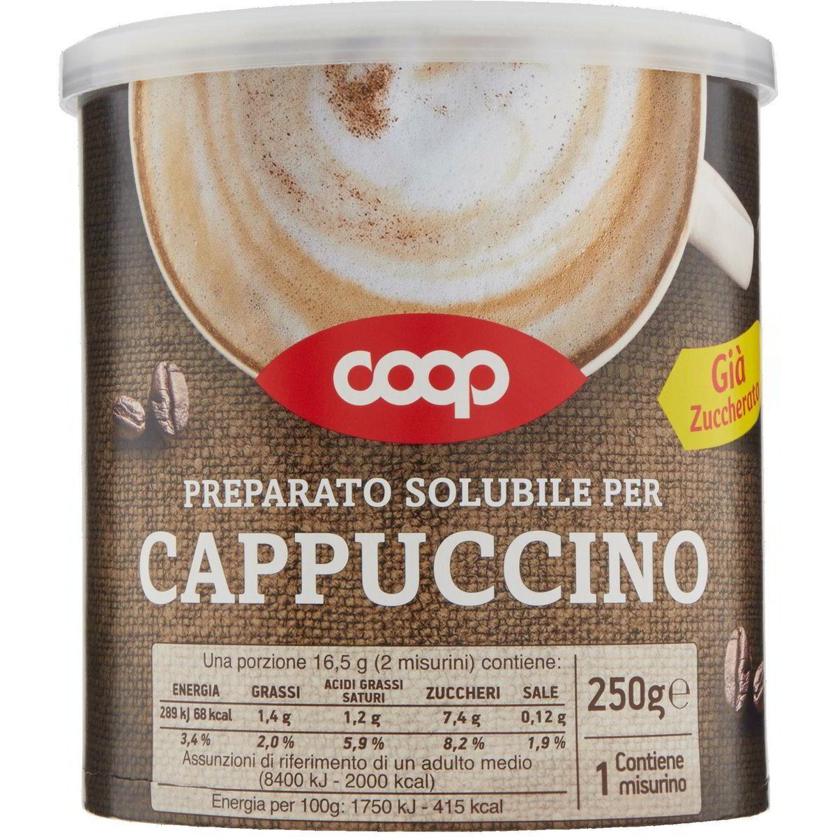 Cappuccino solubile COOP 250 G - Coop Shop