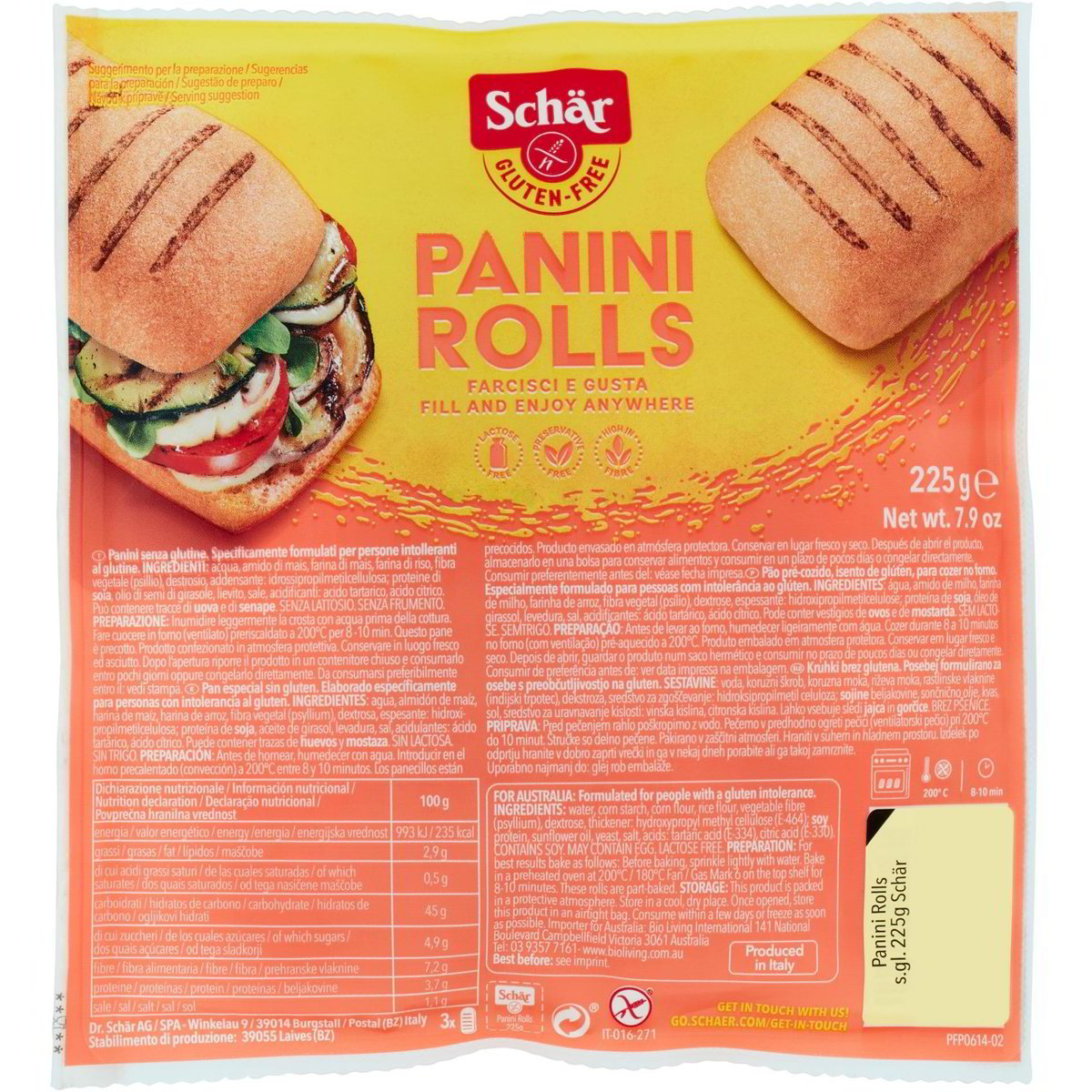 Panini rolls SCHAR 3 X 75 G - Coop Shop