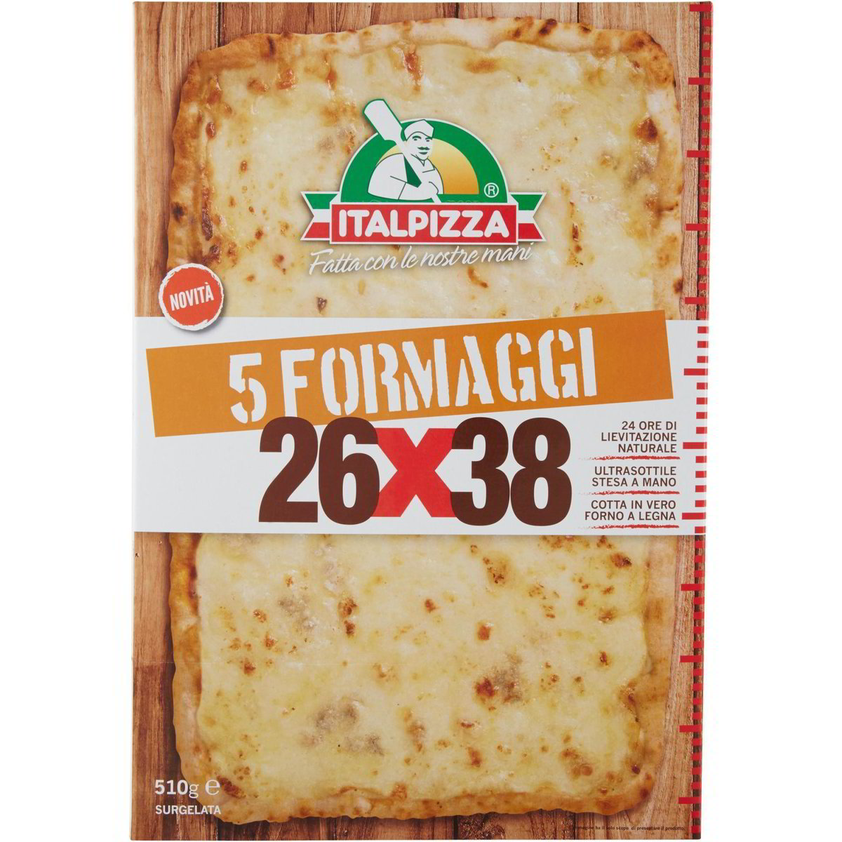 Pizza surgelata ai cinque formaggi ITALPIZZA 510 G - Coop Shop