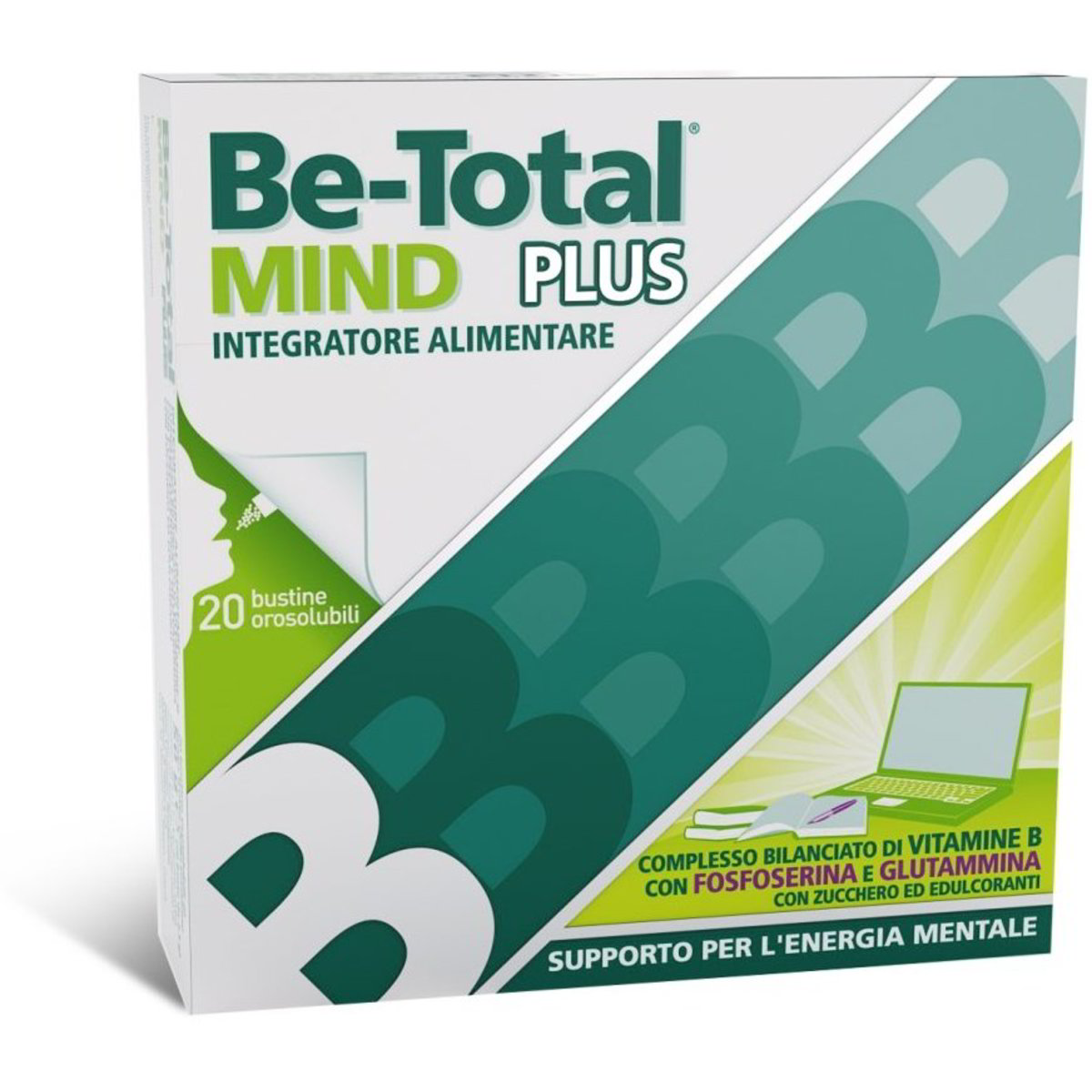 Integratore alimentare vitamina b mind plus x20 BE-TOTAL 50 G - Coop Shop