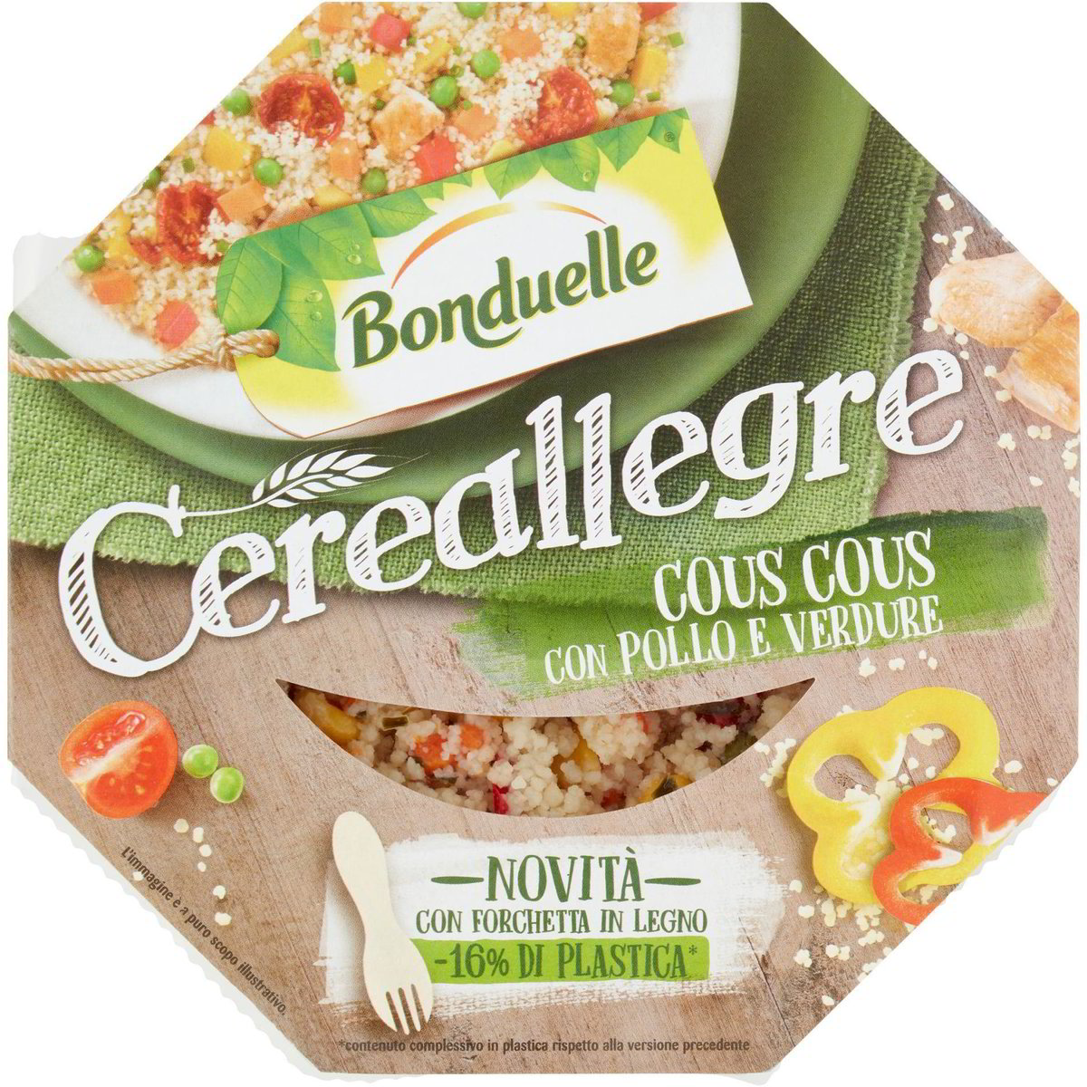 Cous cous con pollo e verdure cereallegre BONDUELLE 200 G - Coop Shop