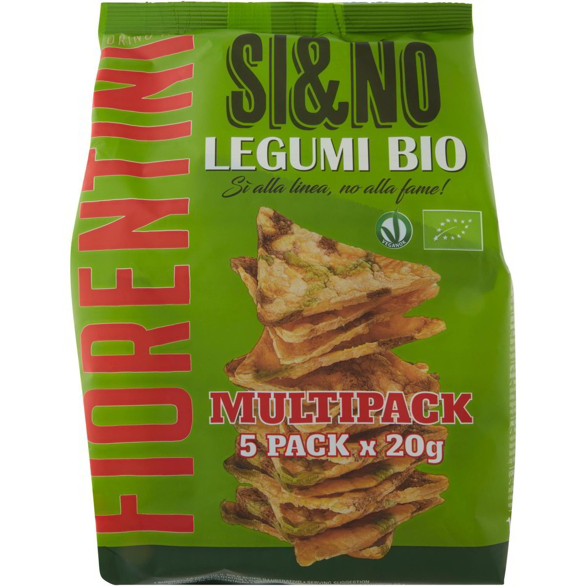 Snack triangolini di mais con legumi con sale FIORENTINI 4 x 25 G ...